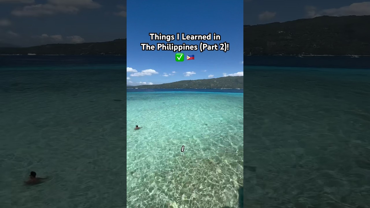 Things I Learned in The Philippines (Part 2)! #travel #travelvlog #philippines #filipino ...